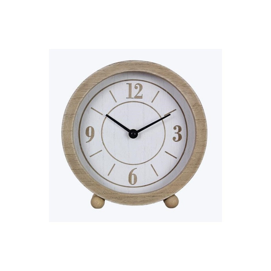 Wood Table Top Clock – This Is It Gifts Inc.